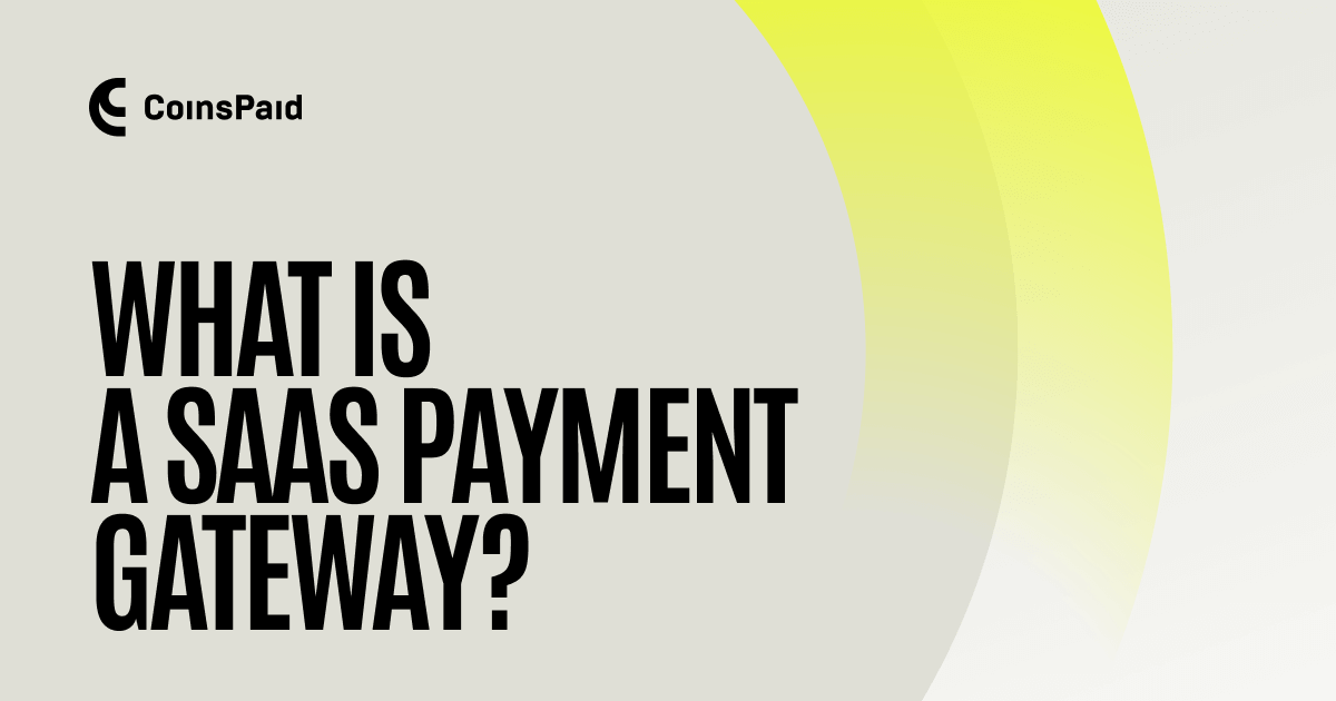 SaaS Payment Gateway – a Definition from Coinspaid